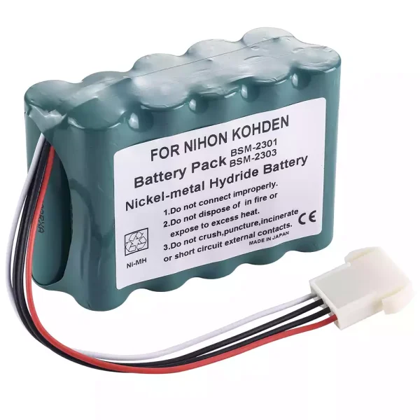 แบตเตอรี่ทดแทน ใช้ได้กับ Nihon Kohden BSM-2300 BSM-2300A,BSM-2300K,BSM ...