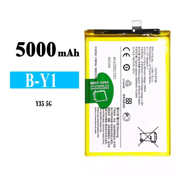 แบตเตอรี่โทรศัพท์มือถือ B-Y1 สำหรับรุ่น VIVO Y35 5G - battery-th.com